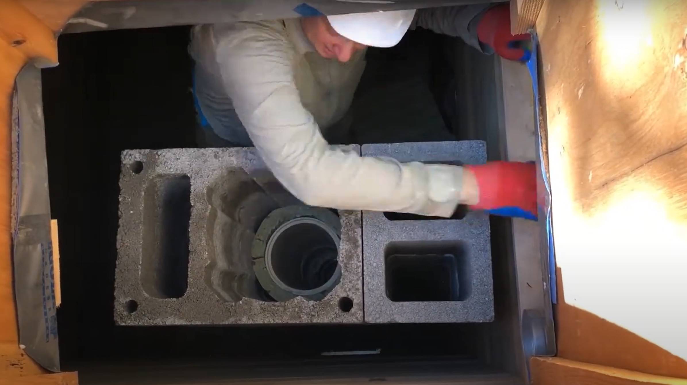 Быстрый монтаж дымохода и вентиляции Schiedel  шаг за шагом