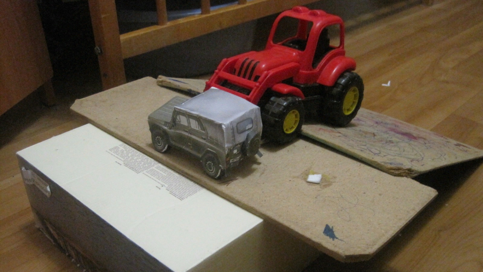 влетаем в уазик