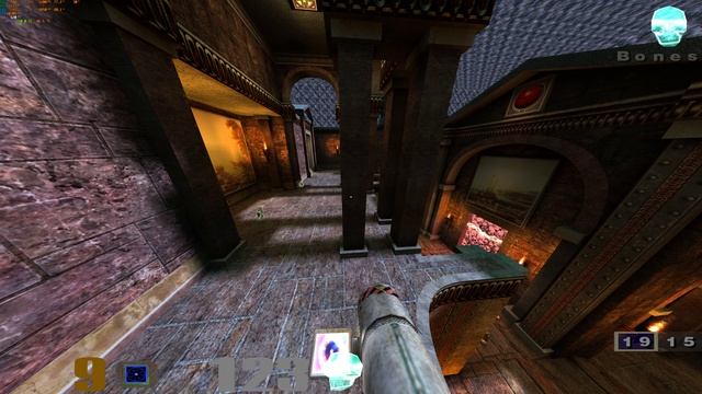 Quake 3 Огонь и Лёд (Fire and Ice) 4k прохождение, сложность крутой, карта (17) arena110