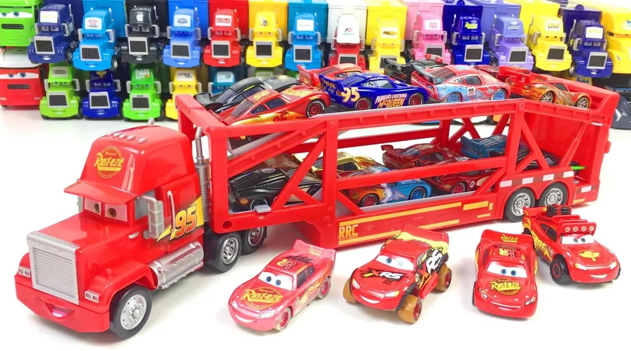 Машинки Тачки Маквин Мак Автовоз Новые Игрушки Дисней Распаковка Мультики про Машинки