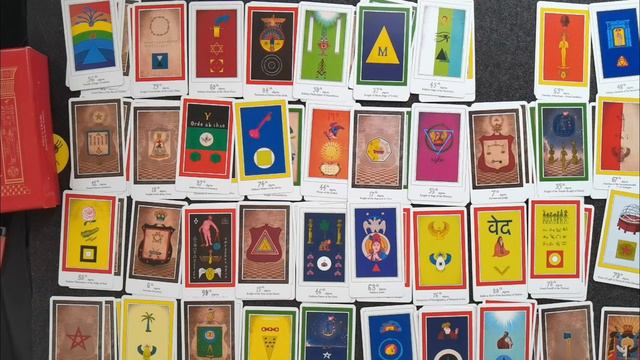 Пасьянс "Да-Нет" на колоде "Табели Египетского Массонства Калиостро" автор колоды А. Рыбалка