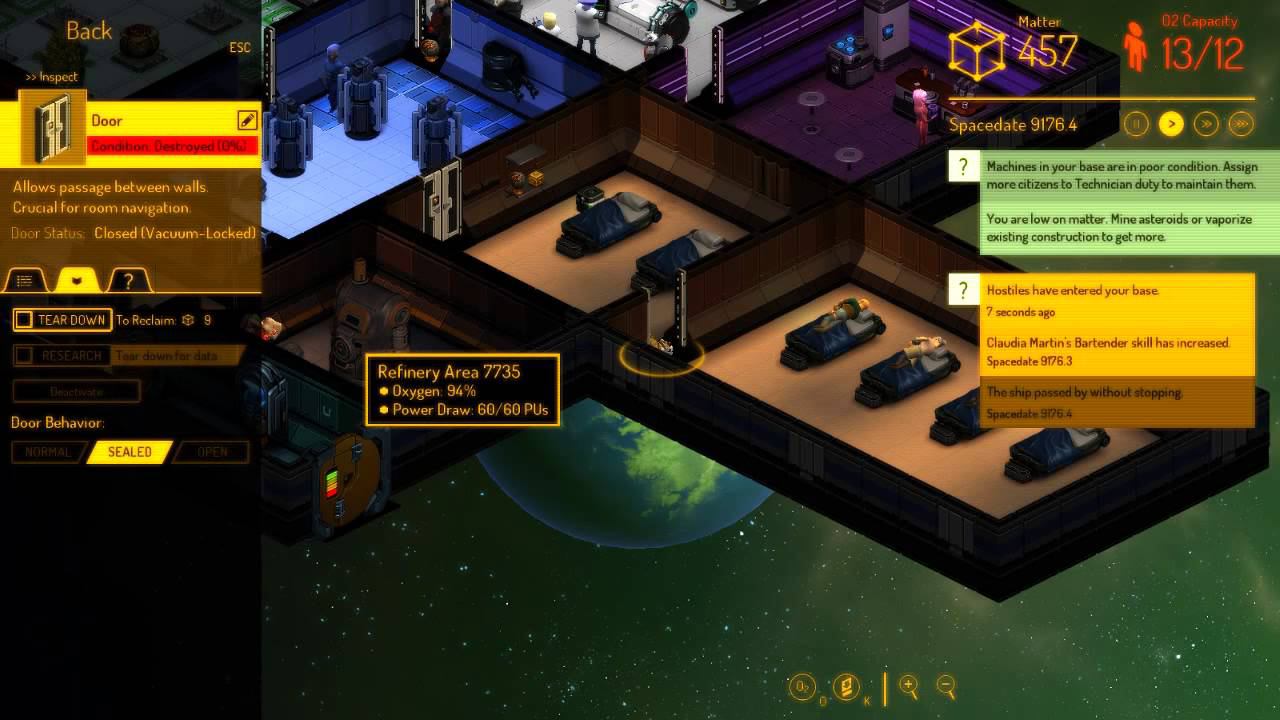 Spacebase DF-9 Alpha 6c (Игровой процесс)