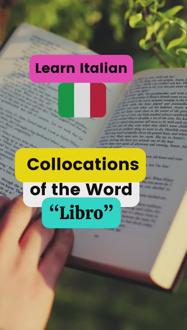 Learn Italian vocabulary