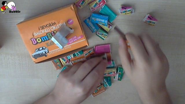 Bubble TV Выпуск №6 - разворачиваем легендарную жевательную резинку BomBibom (БомБибом дыня)