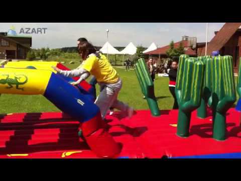 Надувная Полоса Препятствий Индиана