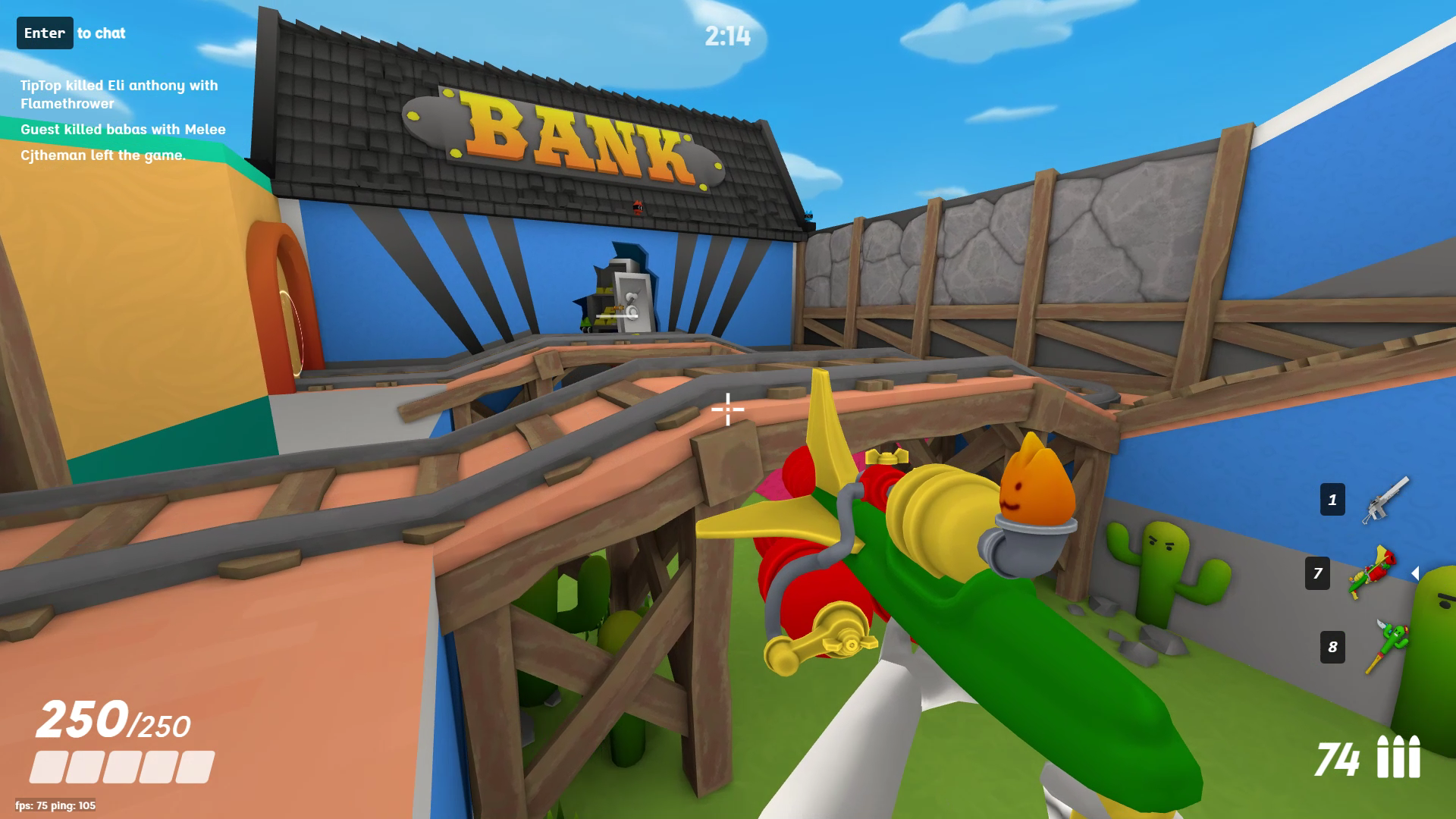 Геймплей LOLShot.io браузерный шутер от первого лица. Часть 03