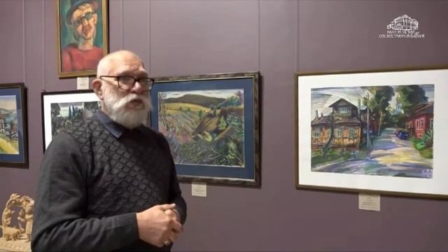 Экскурсия по персональной выставке В. Аксёнова «Душой, пастелью и резцом»