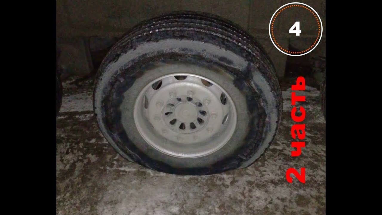 ➡️Взрыв колеса  шиномонтаж, крепеж груза, про работу