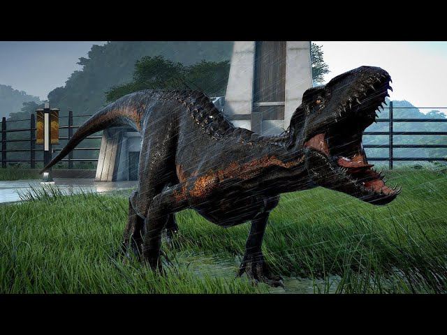 Обзор на фигурку индораптора по фильму Мир Юрского периода 2 от компании Mattel