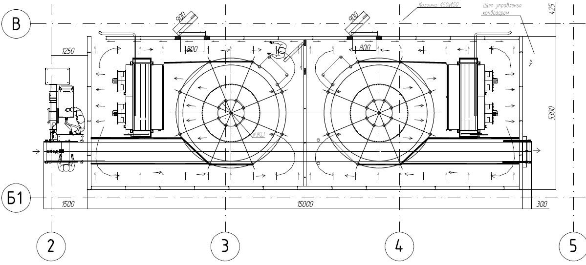 Спиральный фризер для пиццы