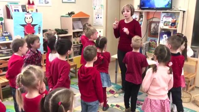 ВеДеДо. Занятие "Красный цвет". Внедрение в д/с школы № 109 г. Москвы