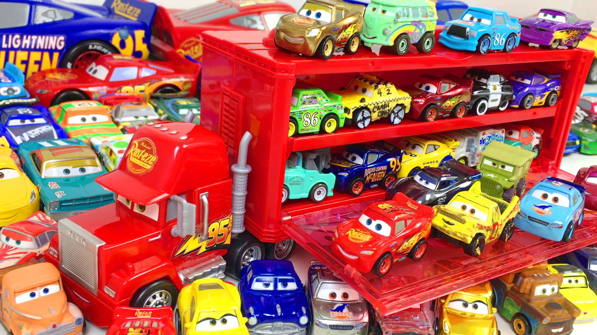 Машинки Тачки Мак для Мини Тачек Новые Игрушки Дисней Распаковка