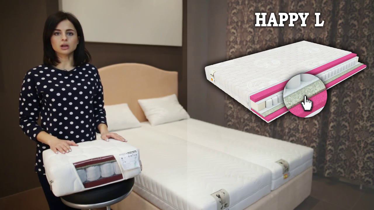 Обзор на подростковый пружинный матрас Mr.Mattress HAPPY L - видео обзор интернет магазина Relaksan