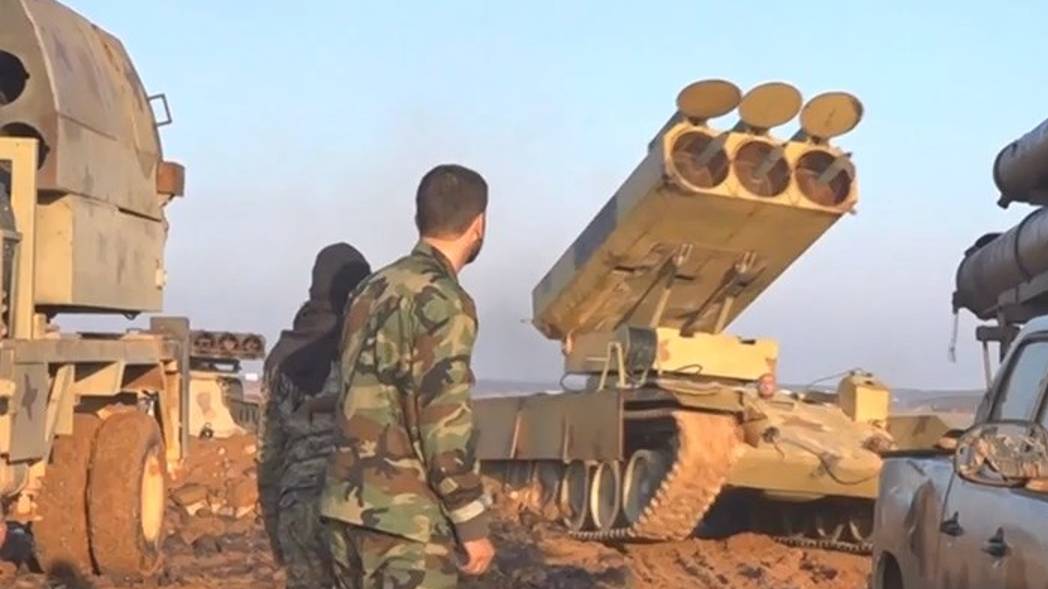 РАКЕТНЫЙ МОНСТР из СИРИИ! Буратино - ОТДЫХАЕТ! Golan-1000 на базе Т-72!