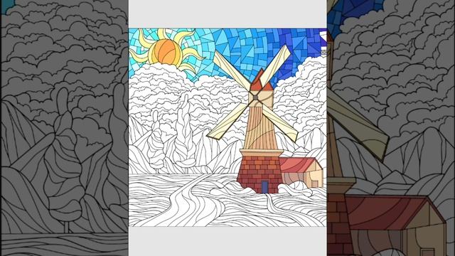 РАСКРАСКА №42 МЕЛЬНИЦА