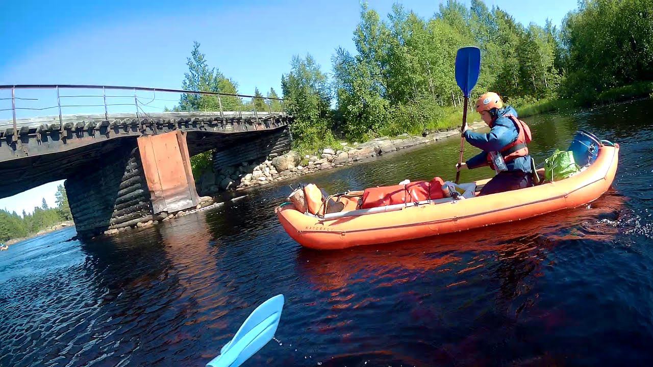 река Поньгома, лето 2018 г., порог Морской