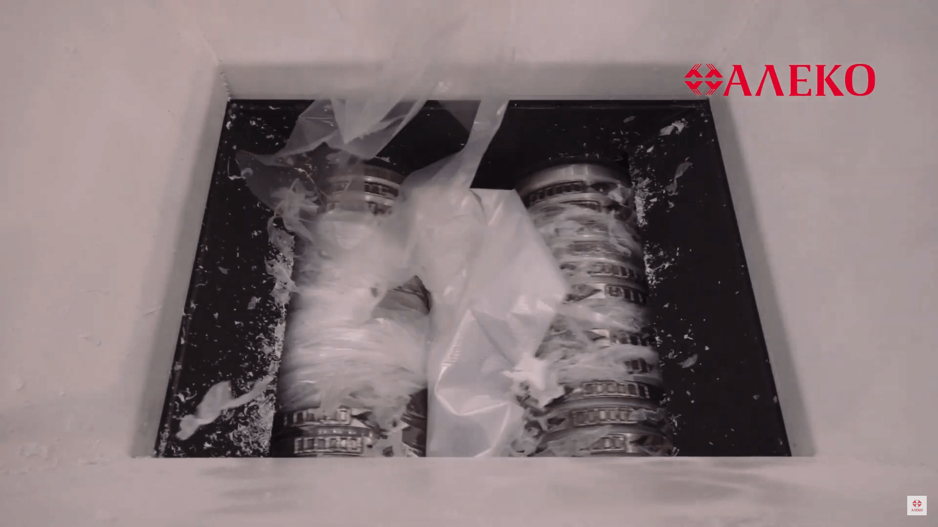 Шредер двухроторный для измельчения пленки ПВД Raptor Pro