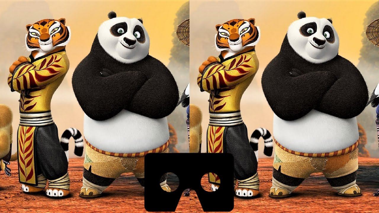Kung Fu Panda 3D video SBS VR Box google cardboard 2
