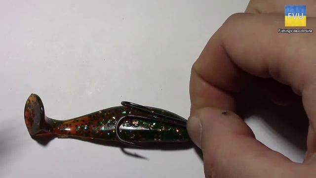 Оснастка силиконовой приманки двойным крючком HD.mp4