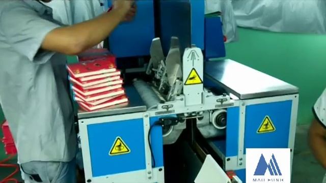 Прессовально-штриховальная и книговставочная машины MF-PCM380 и MF-SKJ 380 AS