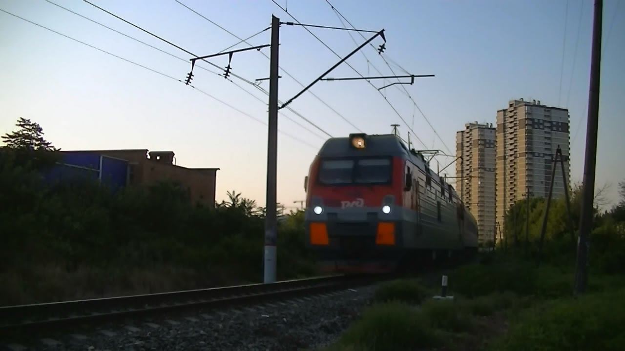 РЖД ЭП1М-701 с приветливой бригадой