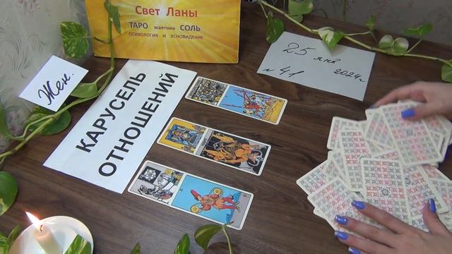 41 - КАРУСЕЛЬ ОТНОШЕНИЙ для ЖЕНЩИН - Что ждёт в ближайшие несколько дней в отношениях.(25.01.2024г)