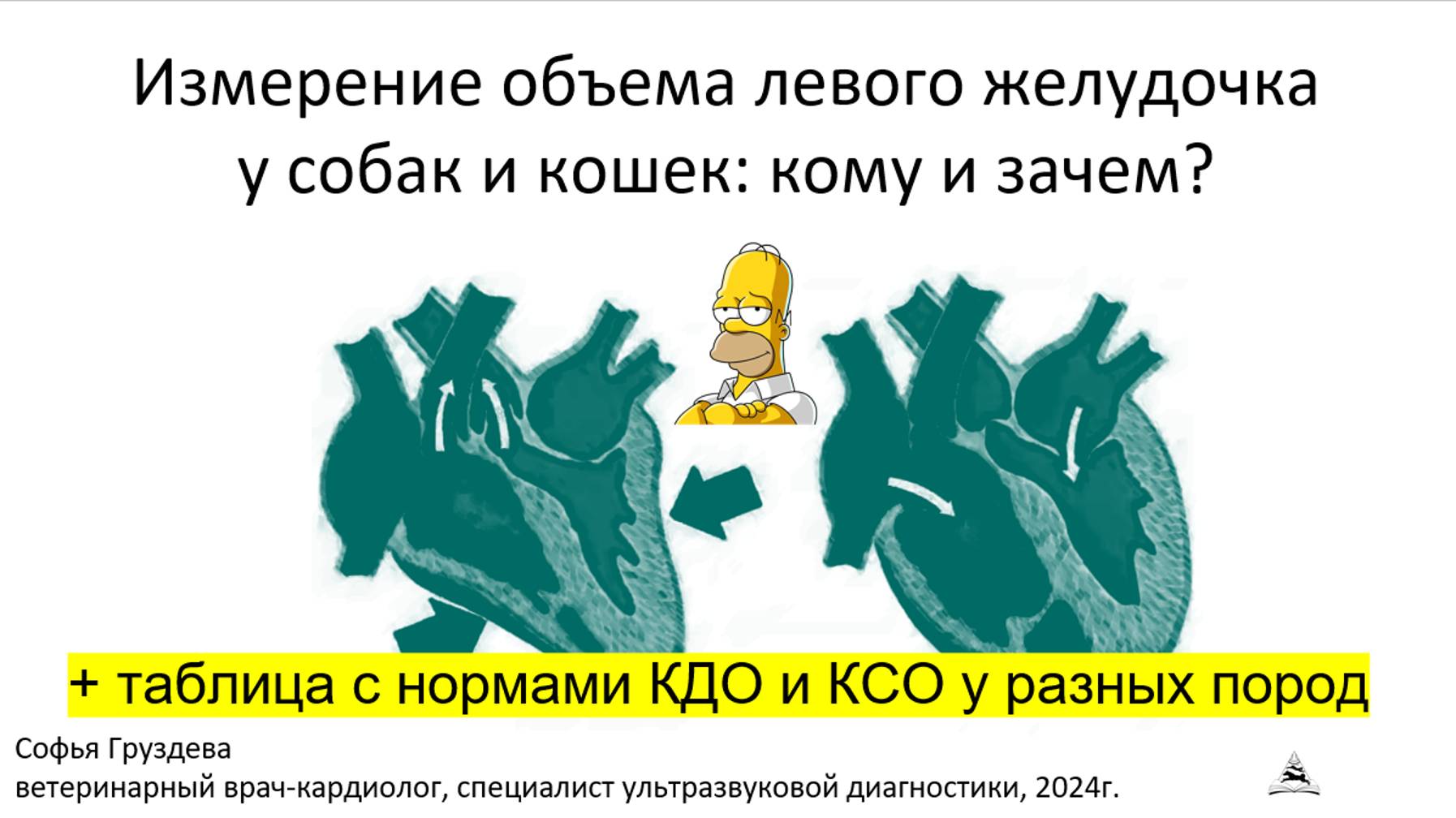 Измерение объема ЛЖ по Симпсону | ДКМП собак, ГКМП кошек, генетические тесты на кардиопатологии