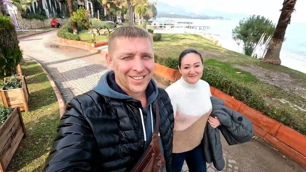 Отдых в Турции зимой. Гуляем в Кемере. ПОНАЕХАЛИ ТУТ.