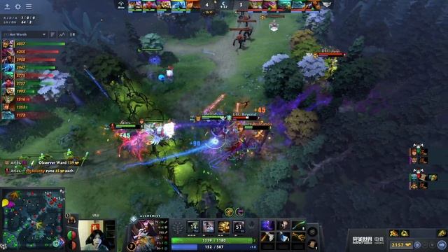 Dandelion Esport Club vs Aster.Aries Game 2 DPC 2022 Summer Tour - China Division 1