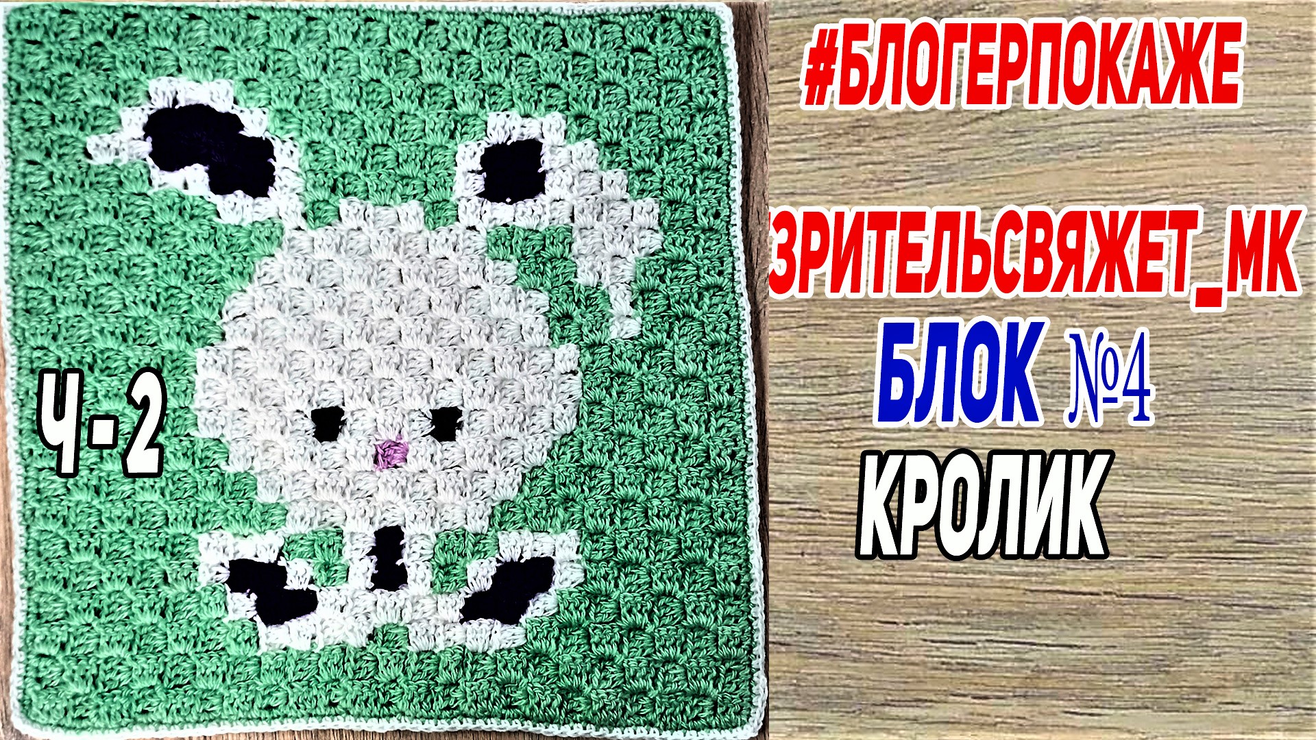 Мк плед Символы года 4 блок Кролик Часть 2