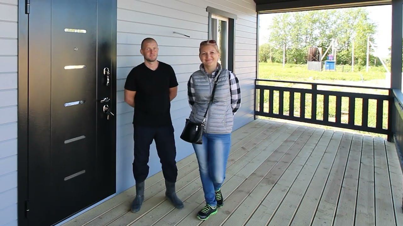 Мы абсолютно счастливы! | Обзор каркасного дома 9×10 м² в д. Вильповицы | Каркасный дом под ключ