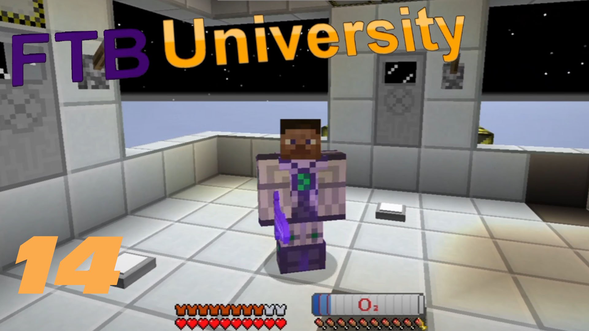 FTB University Lp Ep #14 Квантовая броня и космическая станция