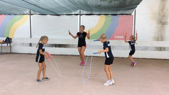 Скакалка для дошкольников. 16. Поворт на 360 градусов