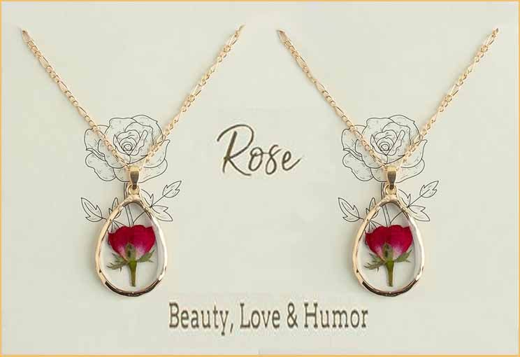 РОЗА В КУЛОНЕ!! УКРАШЕНИЕ НА ШЕЮ "ЛУИЗА" от AVON.