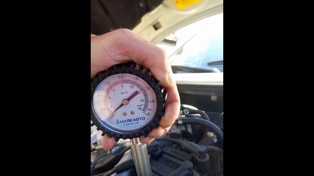 Замер давления масла в двигателе. Лада, Ваз, 2110, 2111, 2112
