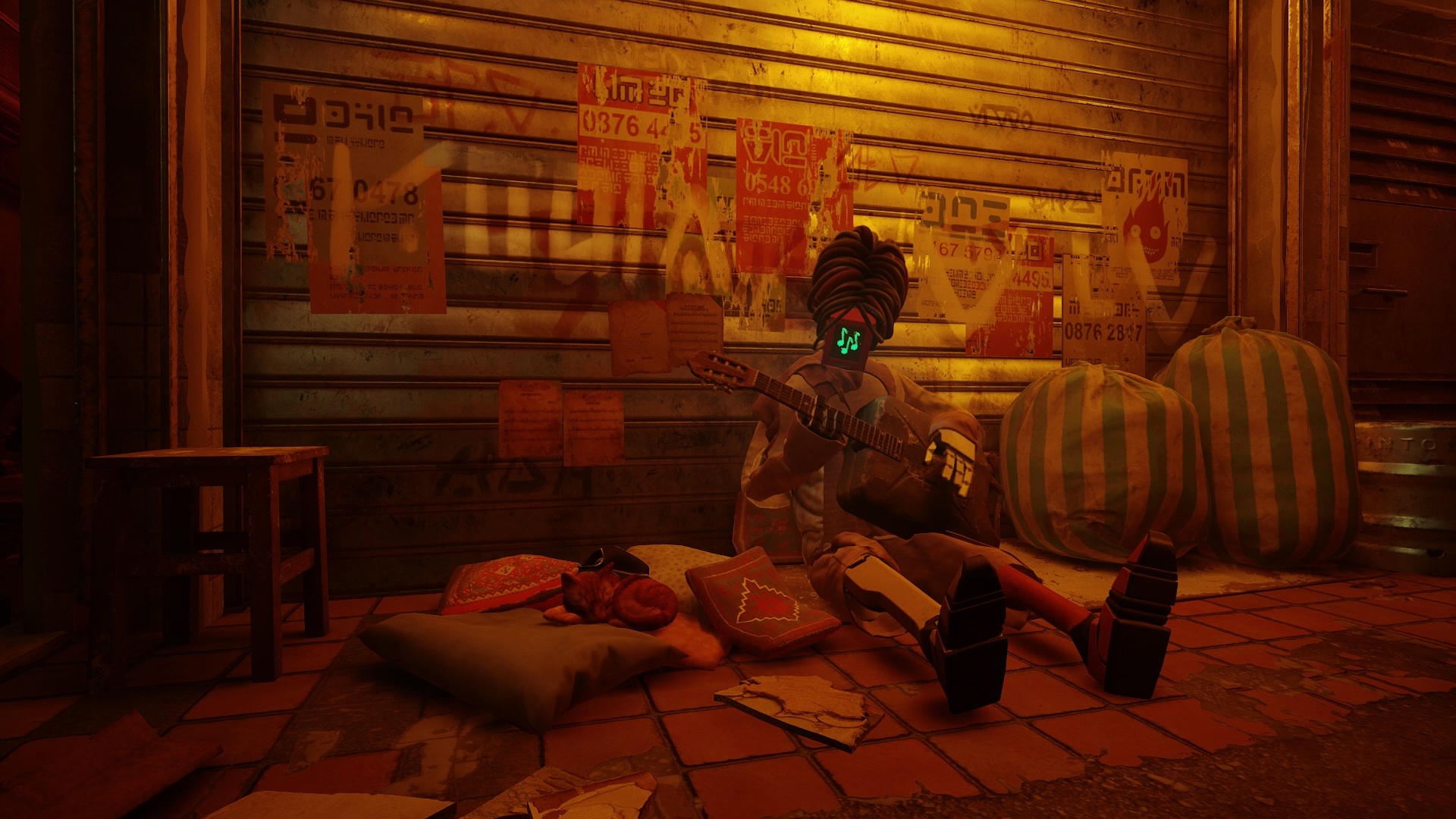 Stray - часть 2. Трущобы.