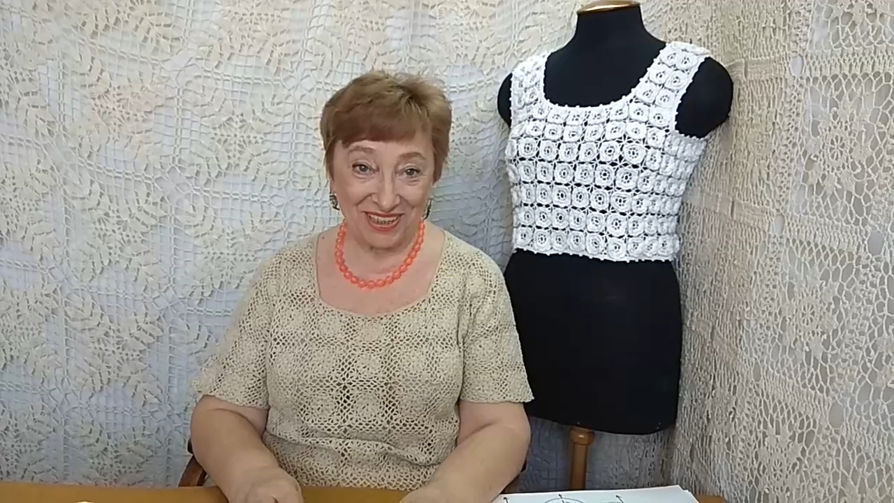 Топик "Розочки". Мастер-класс по вязанию крючком от О.С. Литвиной.