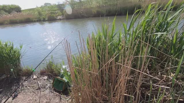 Рыбалка на теплом канале. 06.05.21.