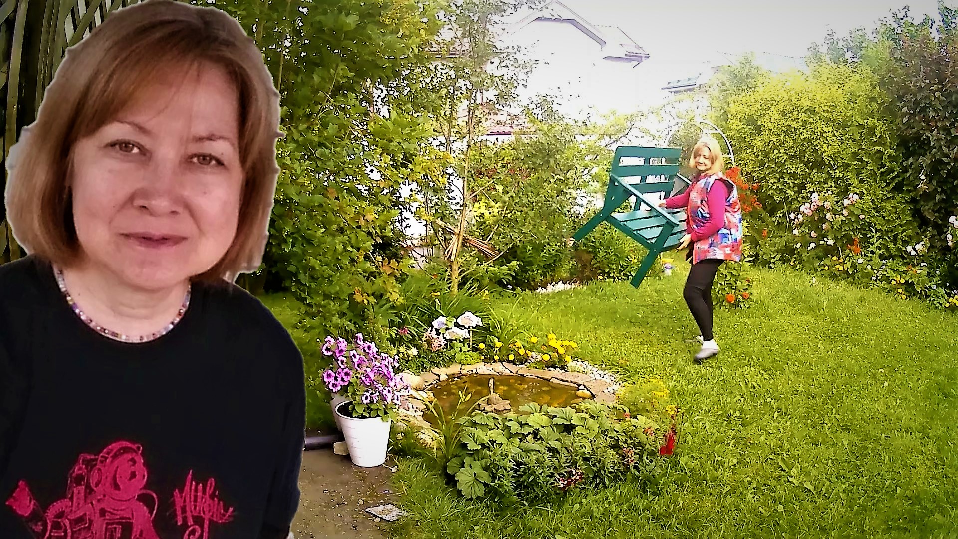 Варенье из ирги. Скамейка в ландшафтном дизайне.