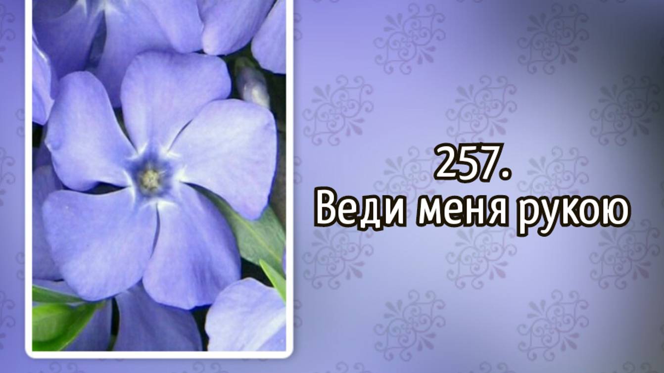 Гимны надежды 257 Веди меня рукою (-)