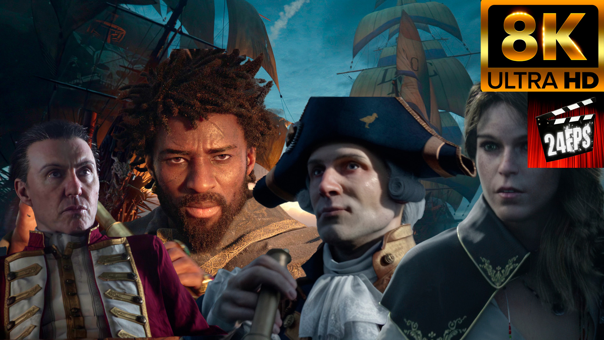 Skull and Bones - All Trailers and Cinematics (  Special  8K)