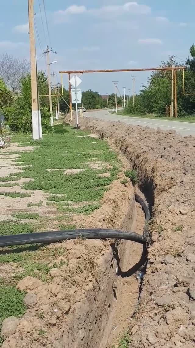 16 августа 2023 г. нам ведут воду