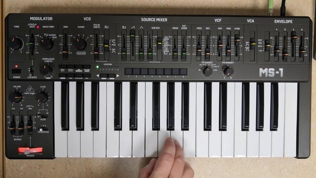Behringer MS-1 / Roland SH-101: Флейта / Flute