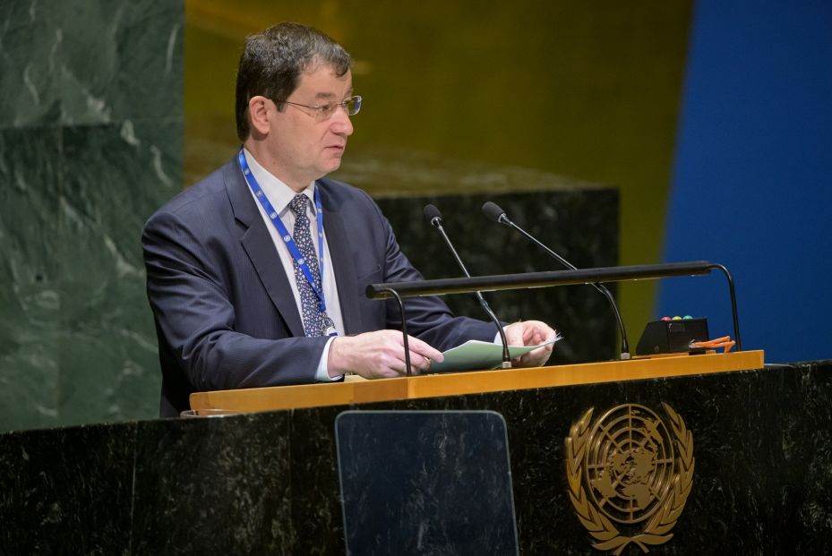 ? Д.А.Полянский в ГА ООН. Выступление по использованному в СБ ООН праву вето (05.03.2024)