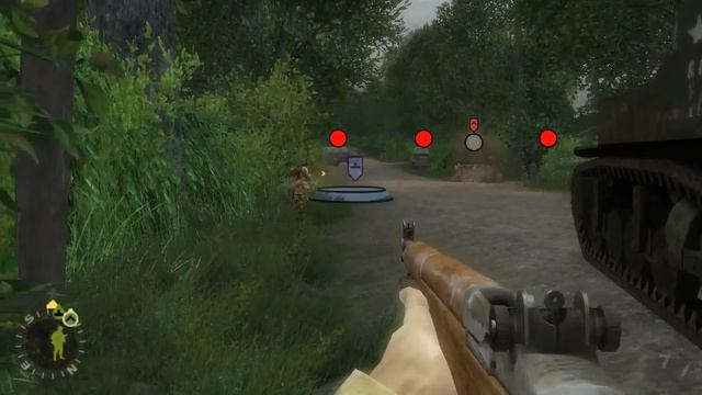 Brothers in Arms Road to Hill 30 (PC, 2005) Миссия 9 Перекрёсток мертвеца