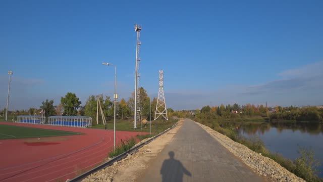 Скоро в Ухте: пешеходная зона на берегу Ухты. Аварийный мост.