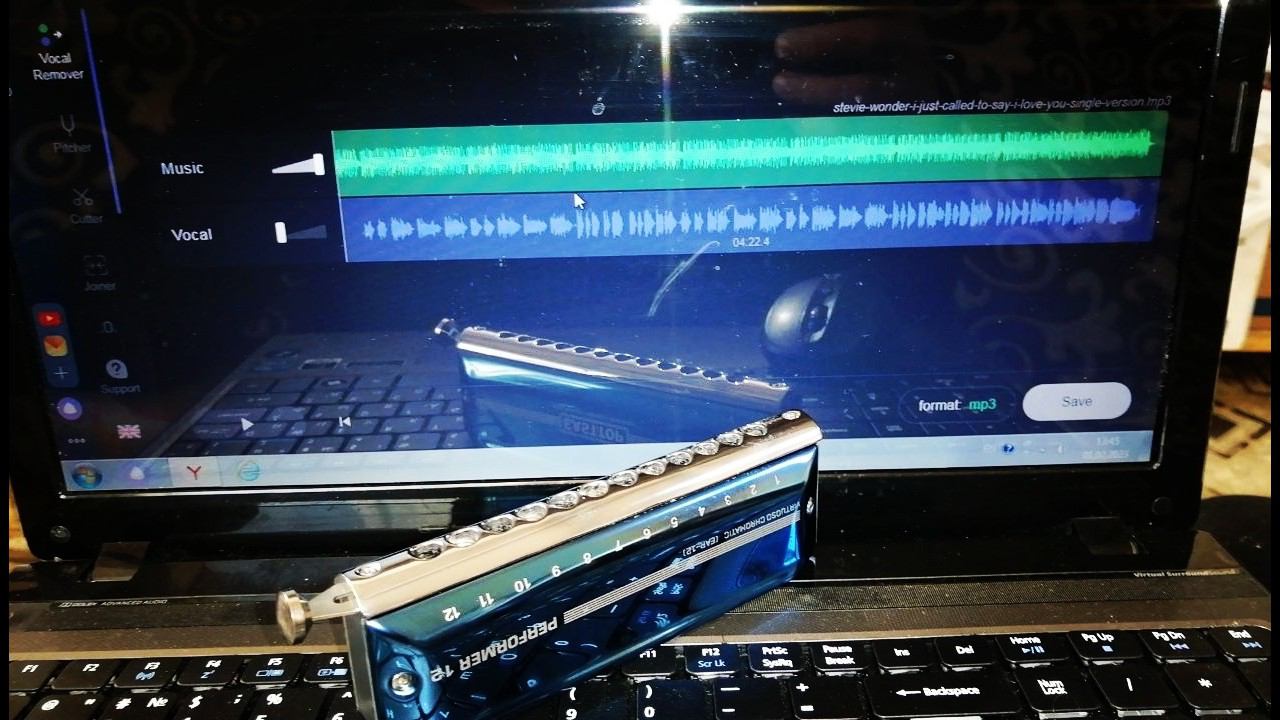 Старый клен. Хроматическая губная гармошка, тональность С