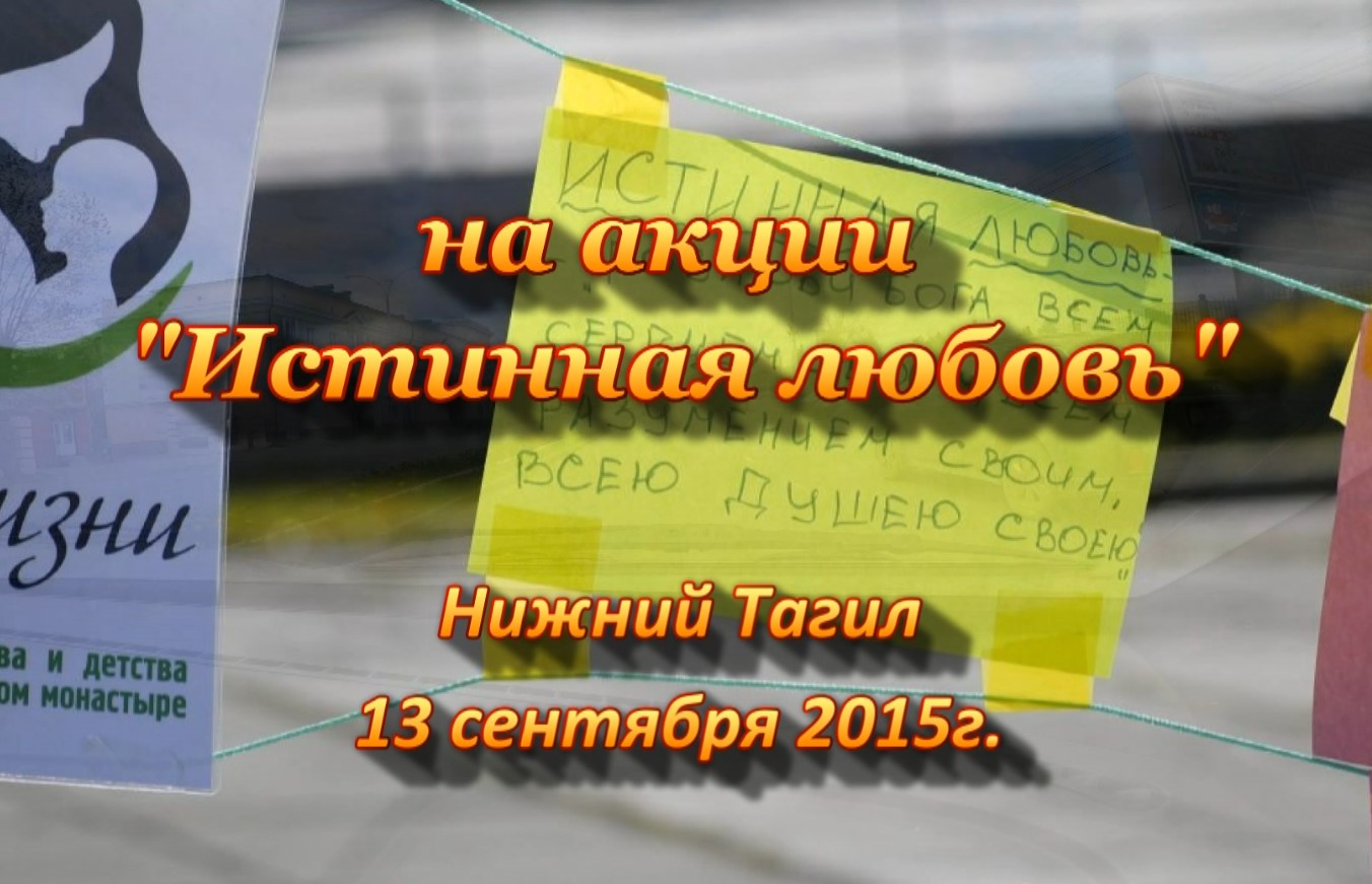 Акция "Истинная любовь" - 2015г.