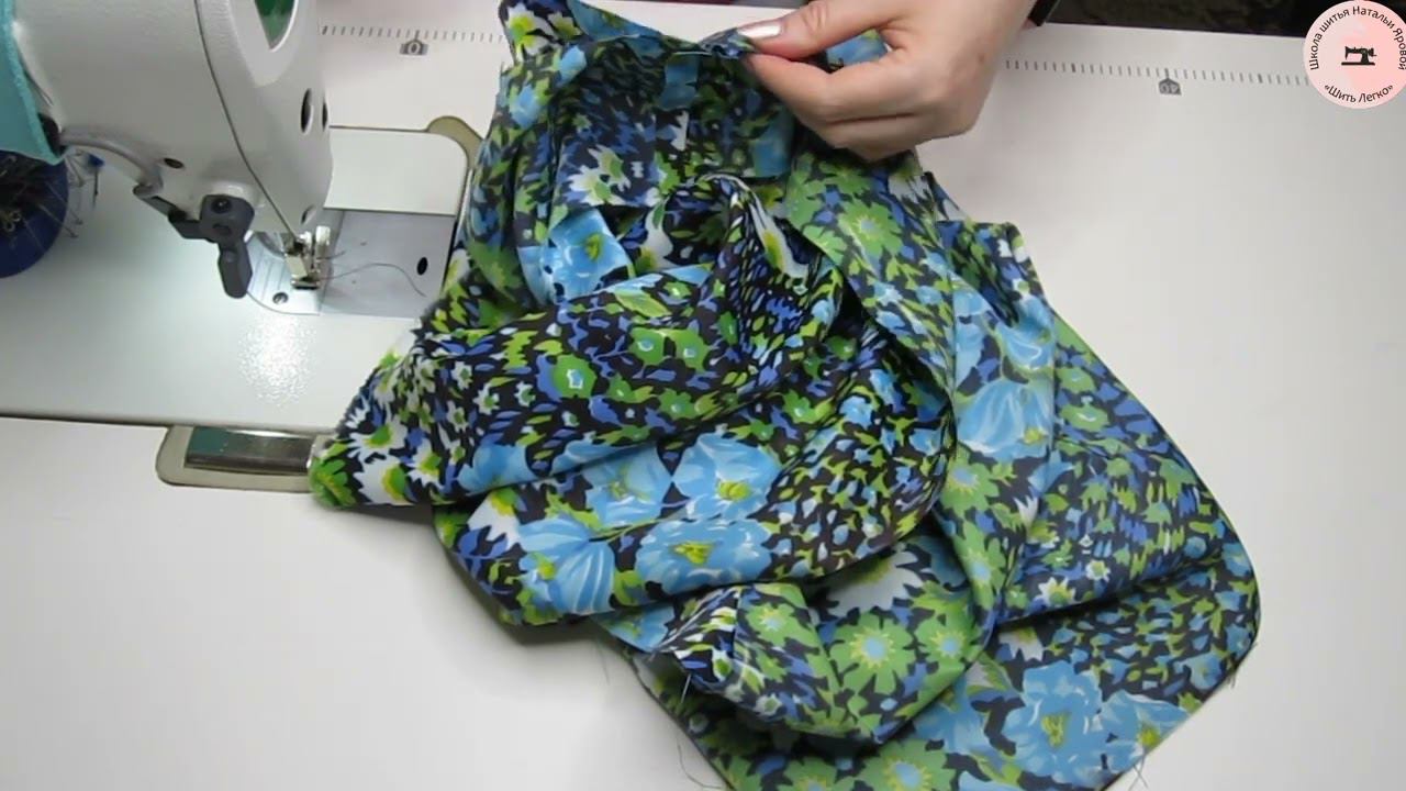 Вшиваем рукава в подкладку