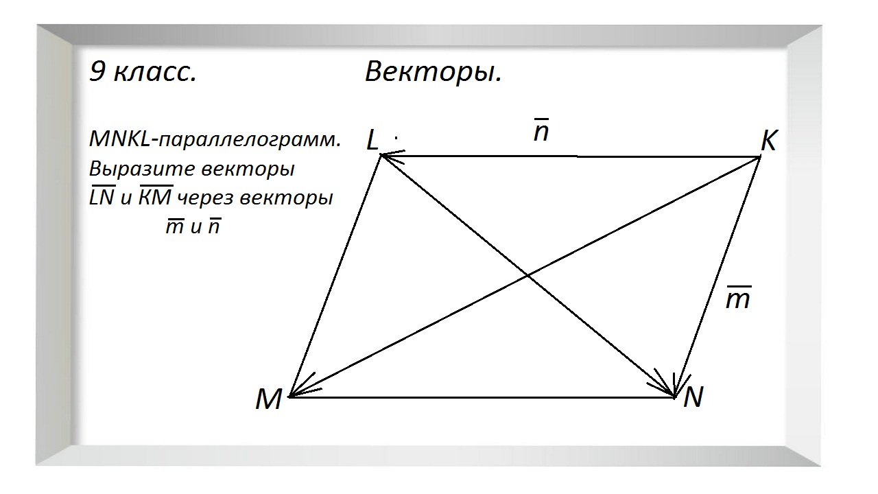 9 класс. Векторы.